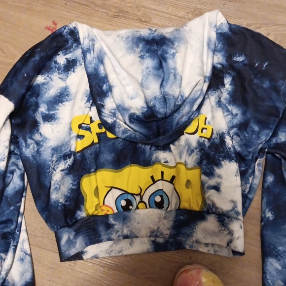 Jackets & Coats | Spongebob Crop Top Hoodie | Poshmark